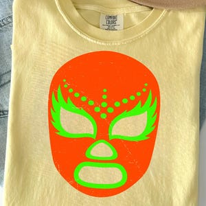 Luchador Mask Clipart Bundle,mexican Wrestling Mask Png,colorful Lucha ...