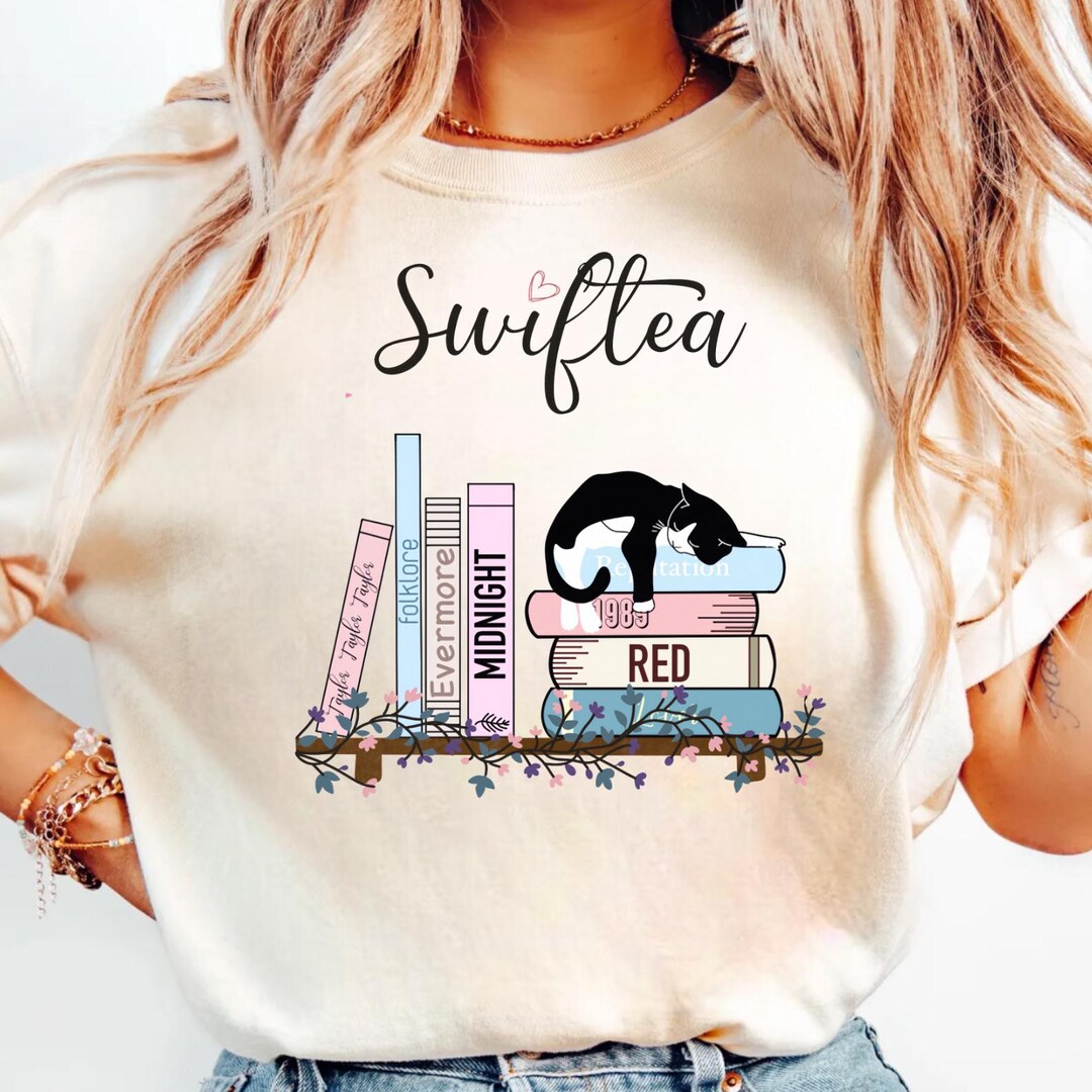 Taylor Swiftea Digital Clipart: Music Lover PNG, Concert Tee Design ...