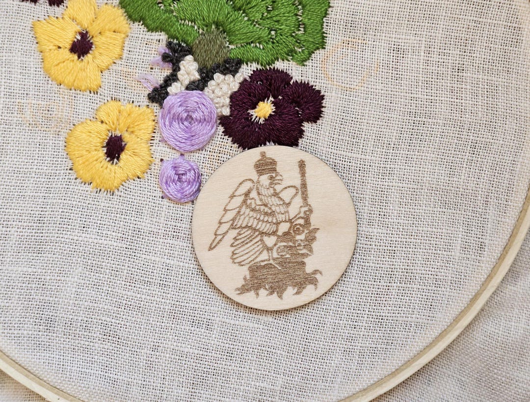 Anne Boleyn Inspired Falcon Badge Magnetic Needle Minder - Etsy