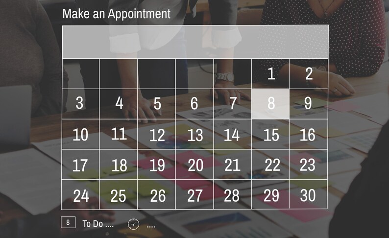 Digital Appointment Book 30 Minute Intervals, Appointment Reminder ...