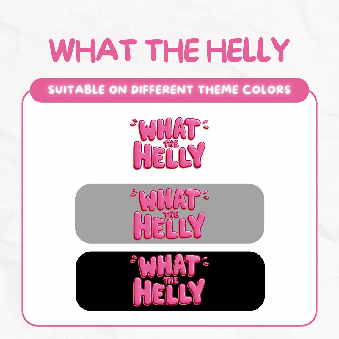 What the Helly Emote, Twitch Discord Meme, Shocked Expression Icon ...