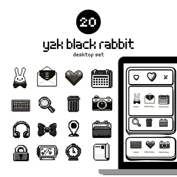 Desktop Icons Pack Y2k - Etsy