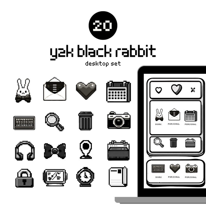 Desktop Icons Pack Y2k - Etsy