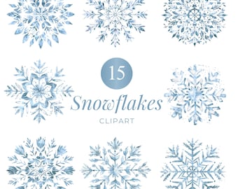 15 Gold Snowflakes Clipart, Luxury Winter Pngs, Metallic Christmas ...