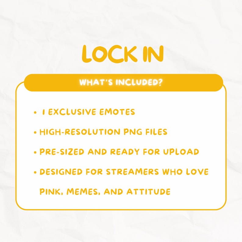 Gold Lock in Emote, Twitch Discord Meme, Perfect for Twitch, Discord ...