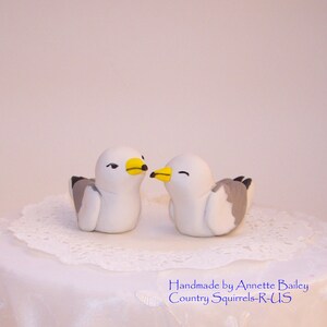 Seagull Beach Wedding Cake Topper - Etsy