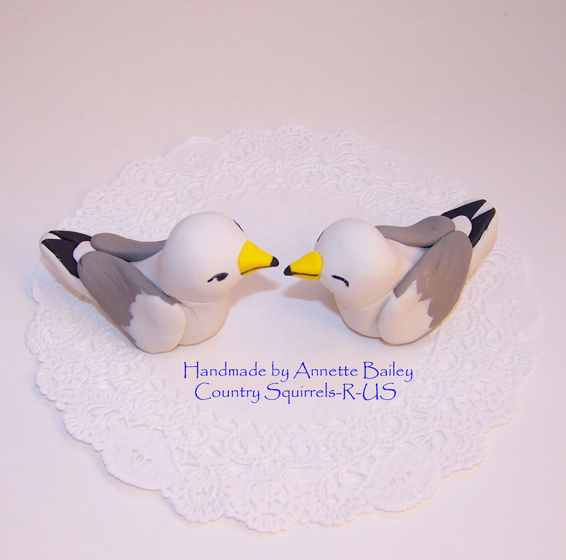 Seagull Beach Wedding Cake Topper - Etsy