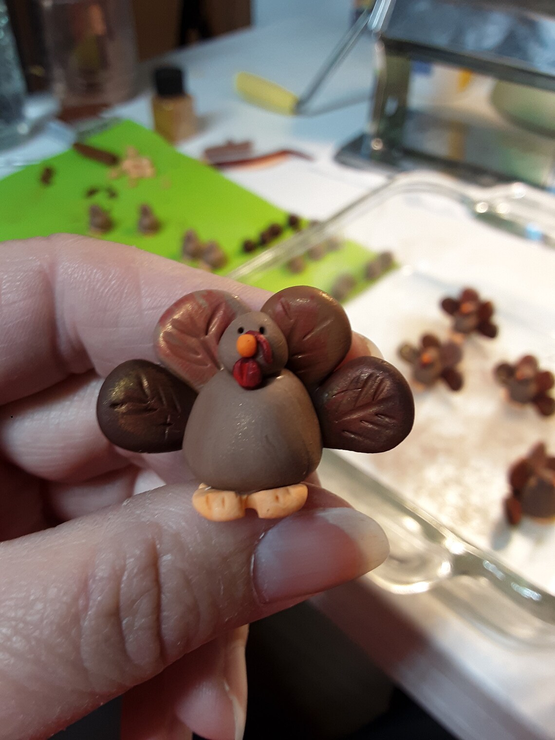 Turkey - Miniature Sculpture - Hank is up for Adoption - Hand Sculpted ...