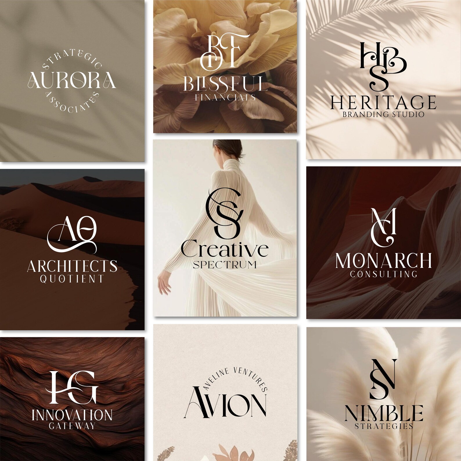 Custom Logo Design for Business | Modern Minimalist Initial Logo ...