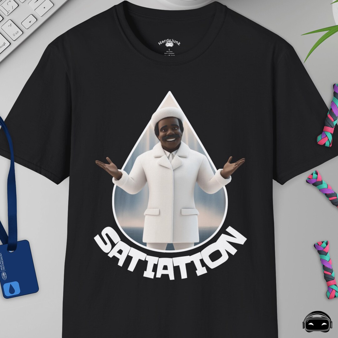 Satiation Lumon Drop, Mr Milchick T-shirt, Claymation Design, Severance ...