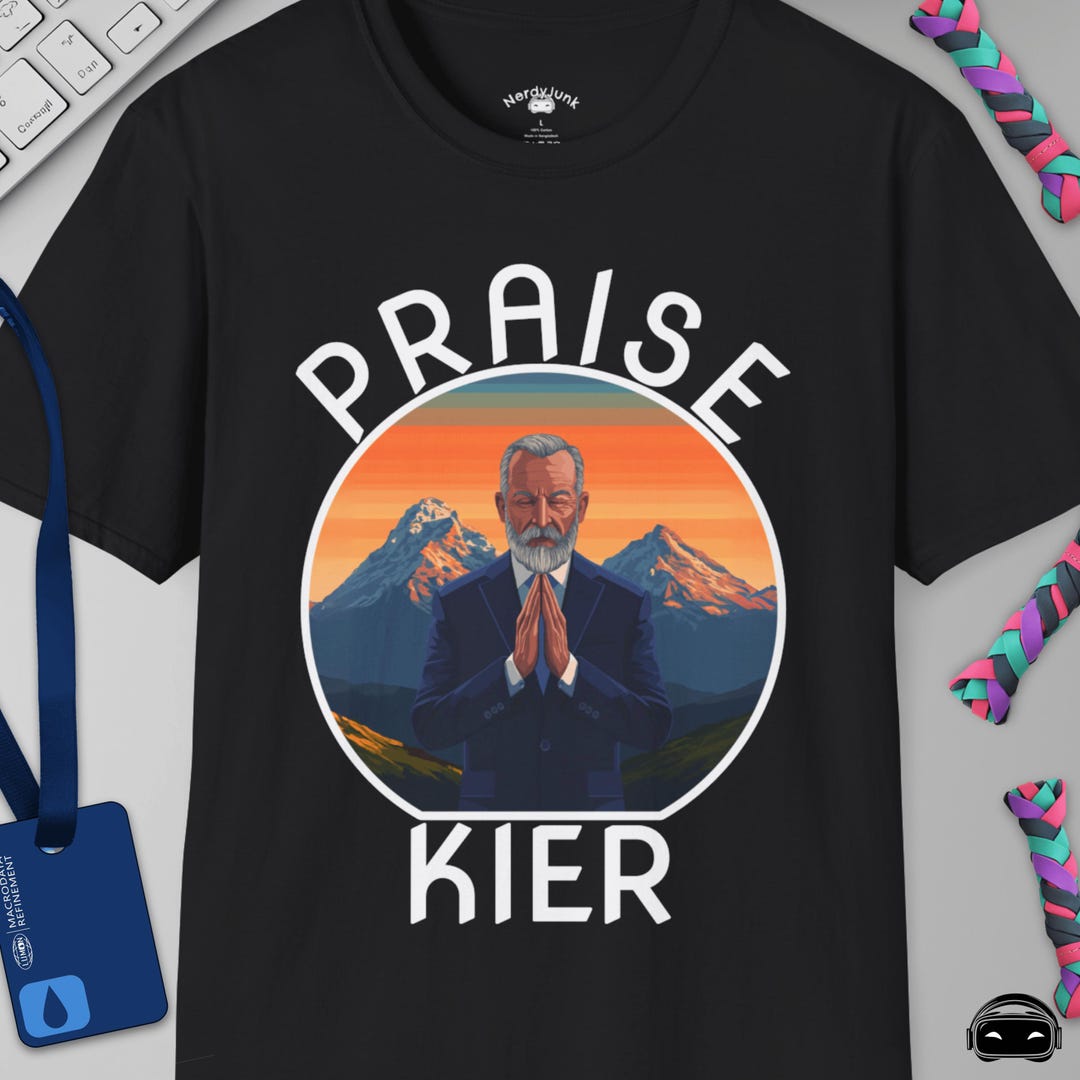 Praise Kier - Severance T-shirt, Pixel Art Design, Severance Unisex ...