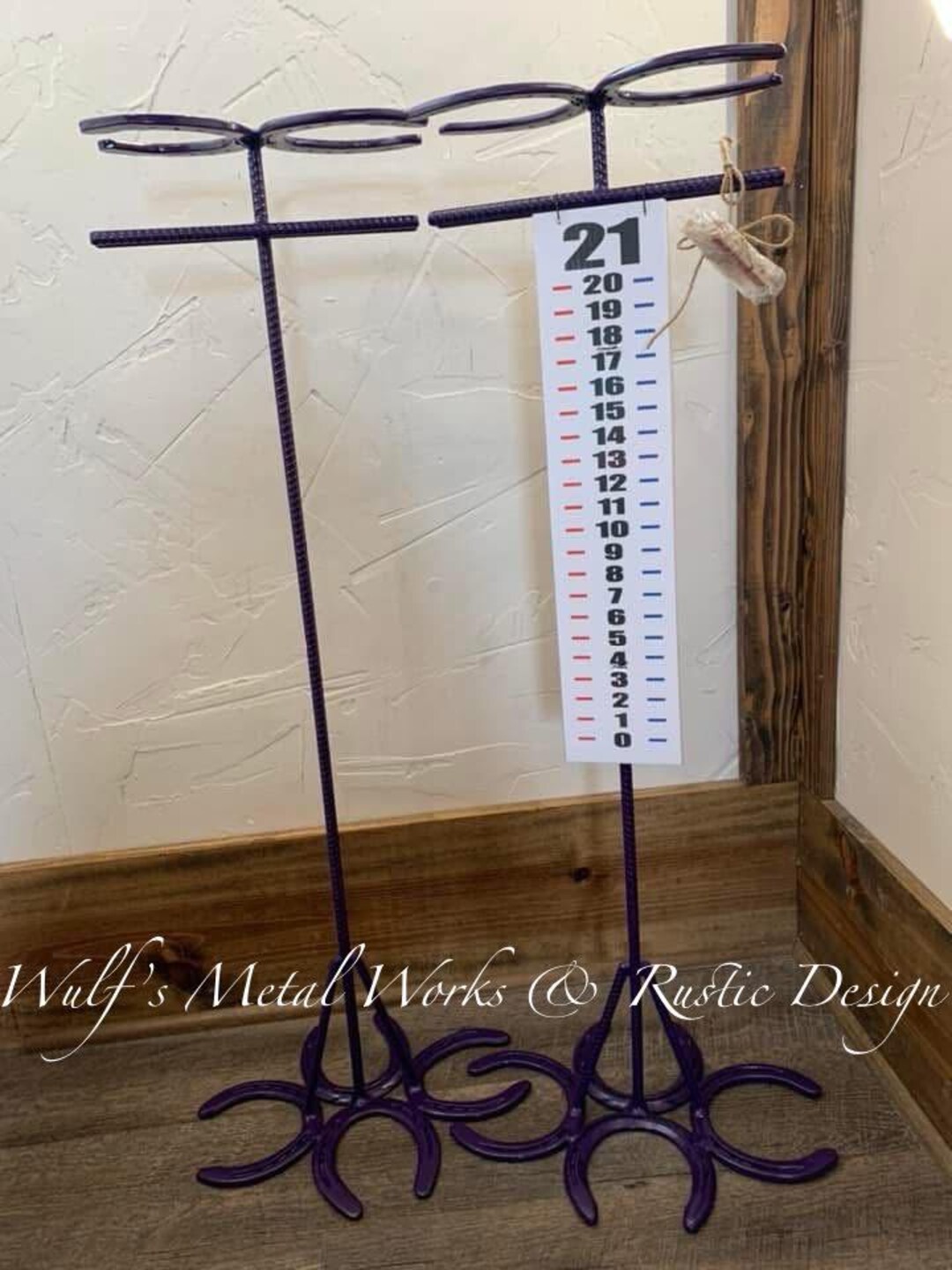 Cornhole Scorecard Stand Set - Etsy