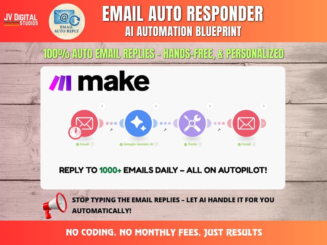 AI Email Auto Responder: Gemini AI + Gmail Automation (make.com ...