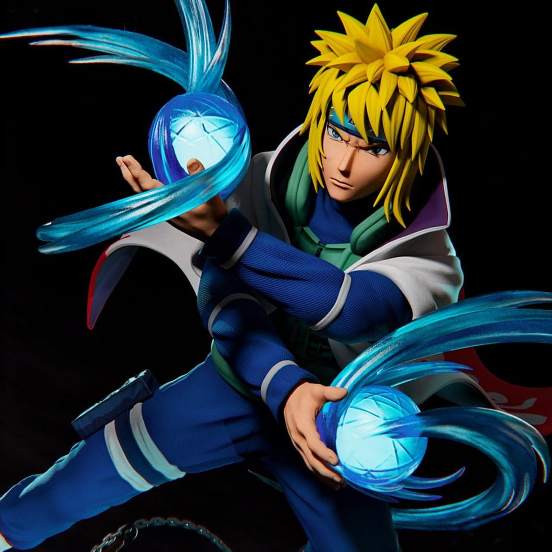 Minato Naruto. Model STL File High Quality Printing Diorama Miniature ...