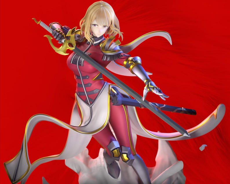 Cha Hae-in Solo Leveling 3D Model | STL File | High Quality | 3D ...