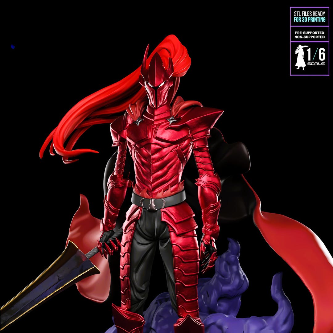 Igris Solo Leveling Figure Models STL Files High Quality Printing ...