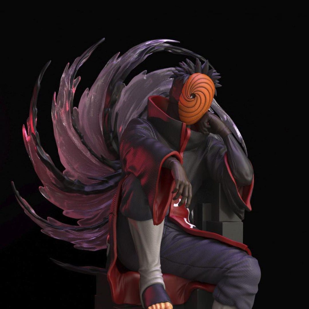 Tobi Obito Uchiha Akatsuki Naruto . Models High Quality STL Files ...