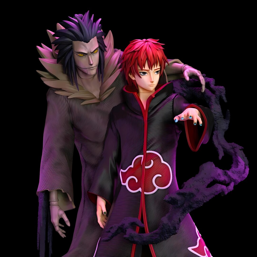 Sasori Akatsuki Naruto . STL Anime Figures for 3D Printing – Manga ...
