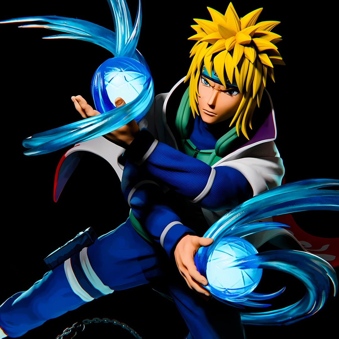 Minato Naruto - Anime STL Files – Manga STL Figurines, 3D Character ...