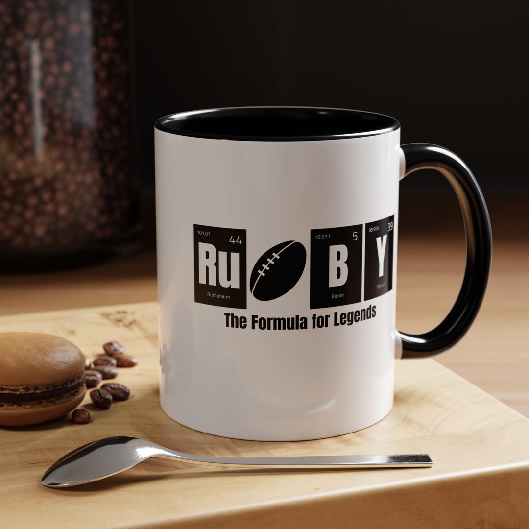 Rugby Science Mug - Periodic Table Rugby Gift - Funny Rugby Mug - Rugby ...