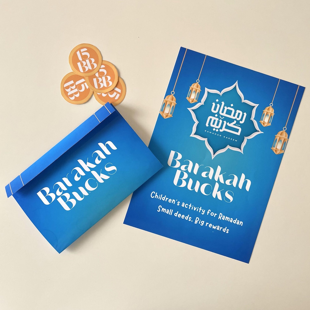 Barakah Bucks Printable | Islamic Reward System | Ramadan Activity for ...
