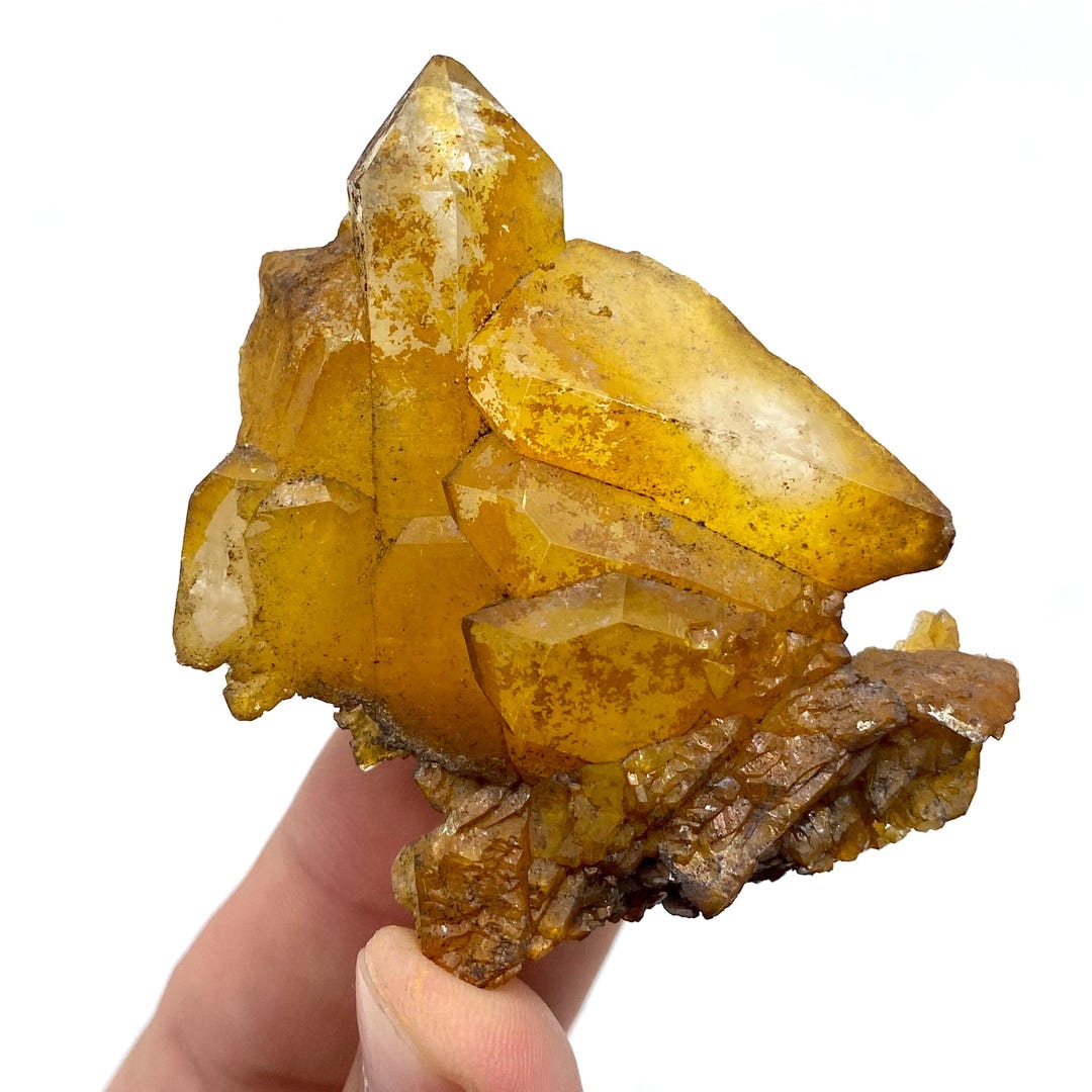 Yellow Quartz , Pakistan Mineral Specimen , ( 38 Grams , 61 X 56 X 18 ...