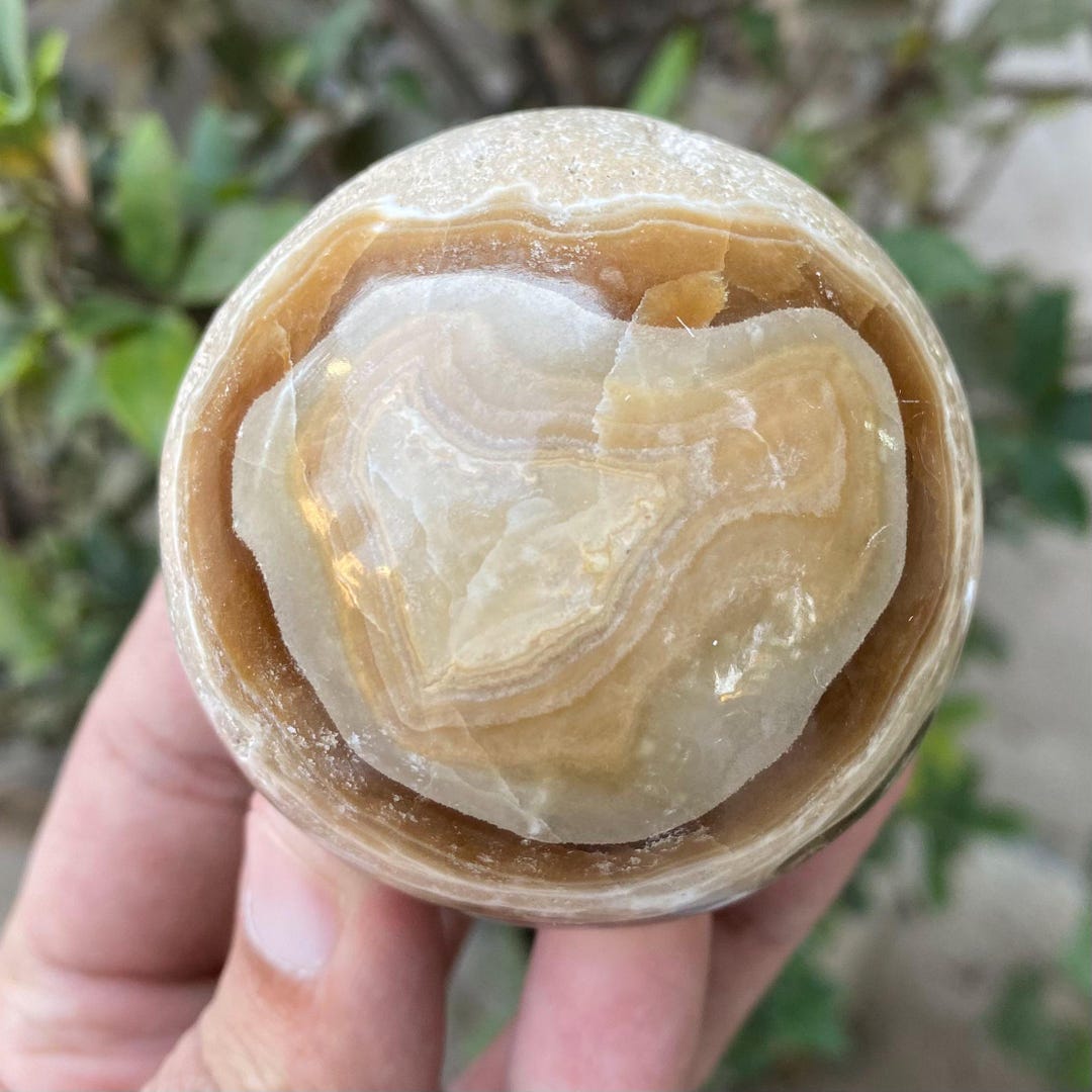 Chocolate Calcite Sphere ( 307 Grams , 61 X 61 X 61 Mm ) - Etsy