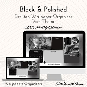 Dark Theme 2025 Desktop Wallpaper, Organizational Wallpaper, Windows ...