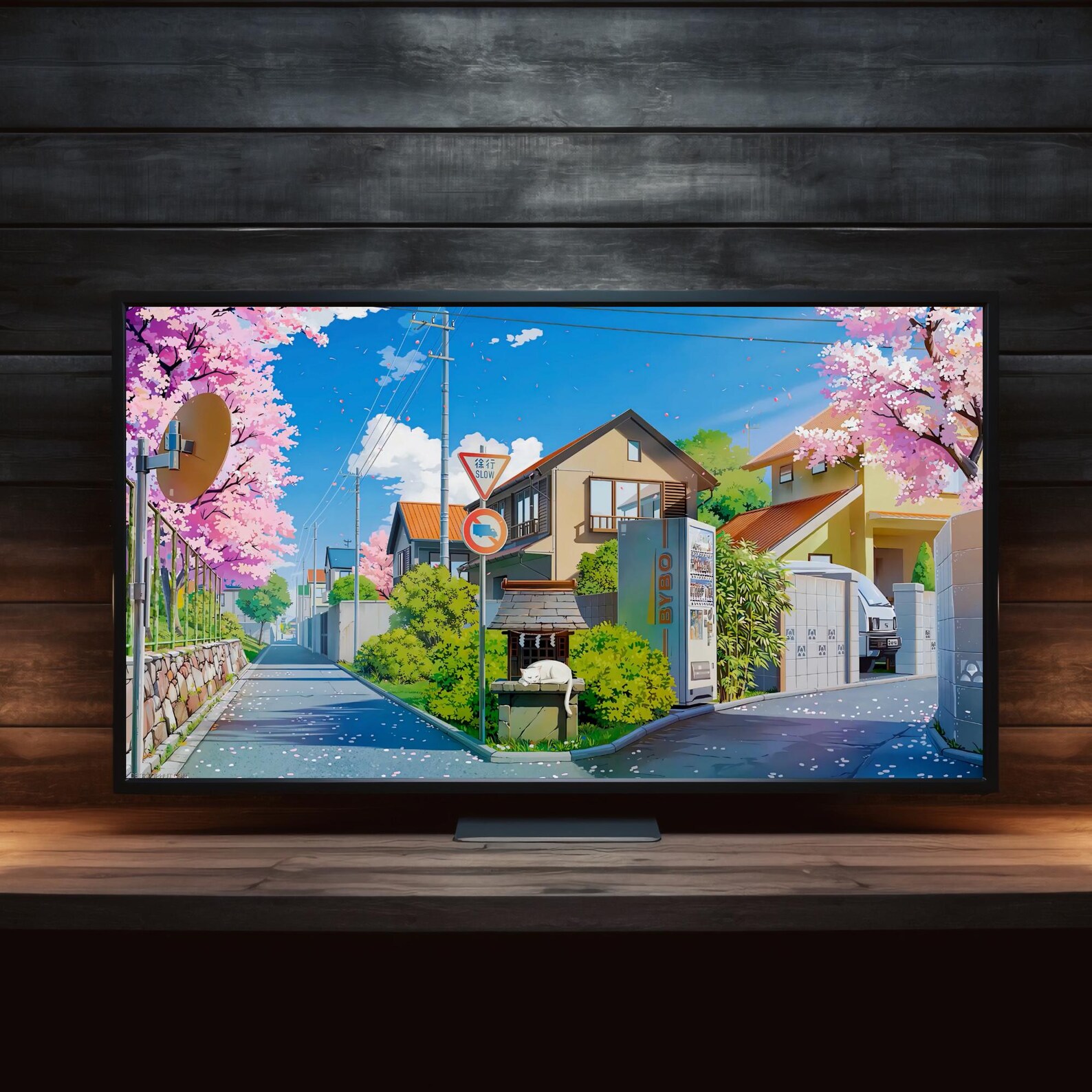 Japan Cherry Blossom Animated Desktop Wallpaper: 4K UHD (digital ...