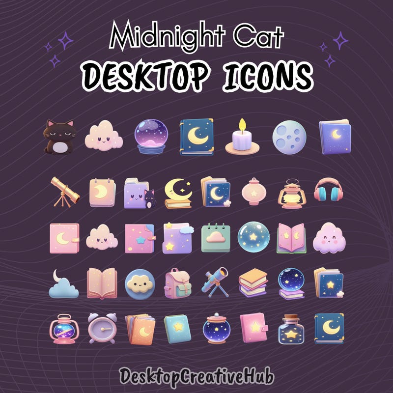 Desktop Icons - Etsy
