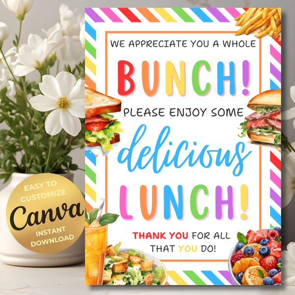 On Lunch Sign - Etsy