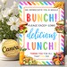 EDITABLE Lunch Appreciation Sign, Lunch Teacher Thank You Sign, Lunch ...