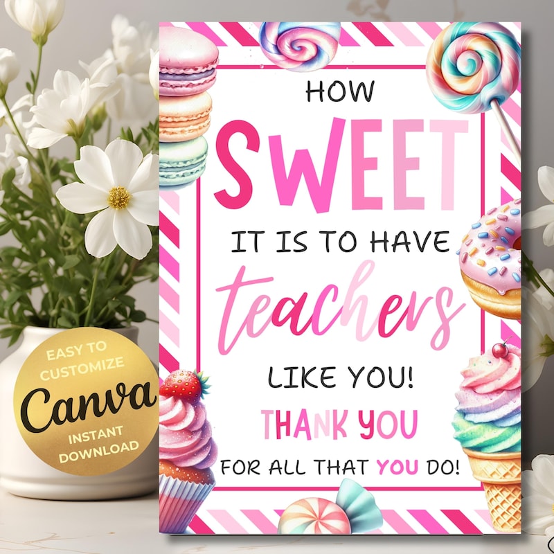 Teacher Treat Tag - Etsy