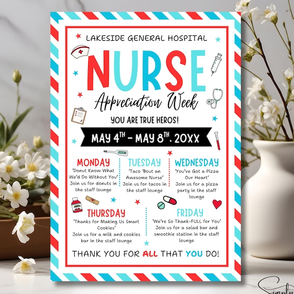 Nursing Home Week Flyer - Etsy