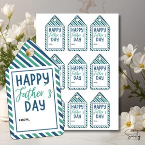 Fathers Day Gift Tag Daddy Gift Tag Fathers Day Favor Tag School Gift ...
