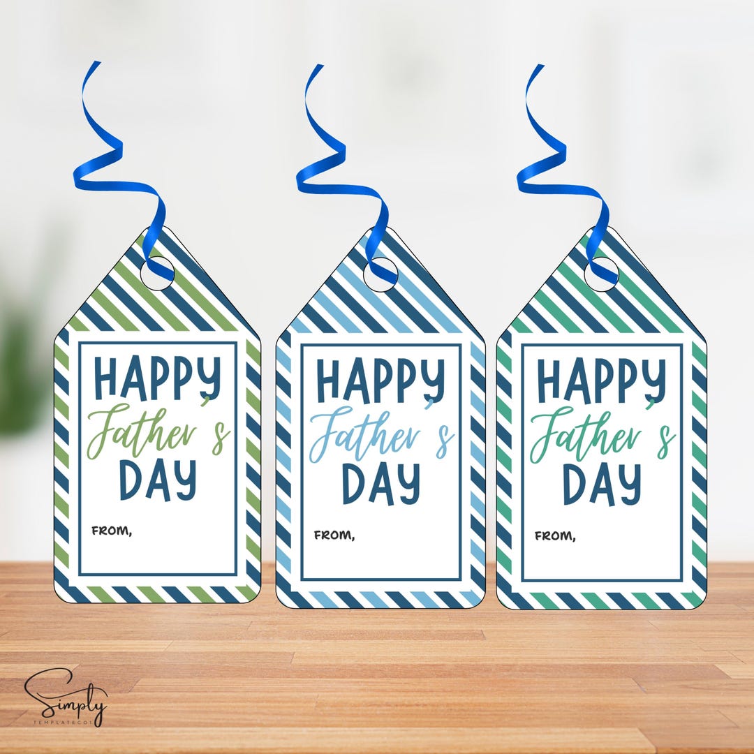 Fathers Day Gift Tag Daddy Gift Tag Fathers Day Favor Tag School Gift ...