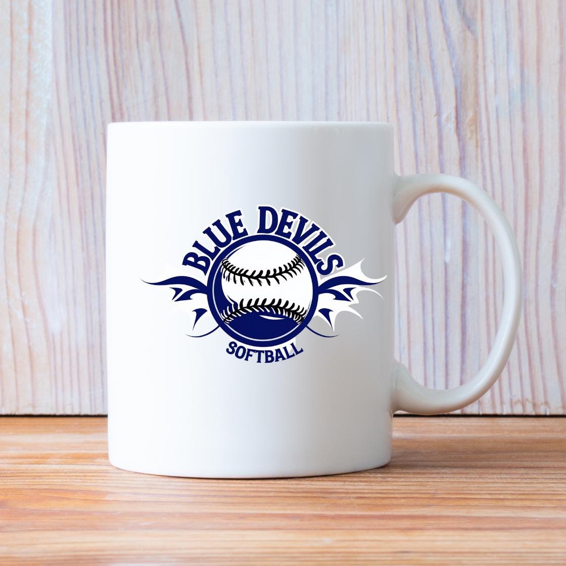 Blue Devils Softball SVG | Softball Team Design | Blue Devil Baseball ...
