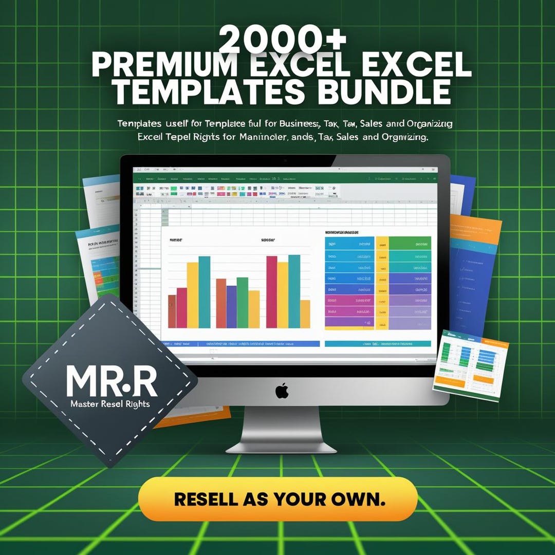 2000+ Premium Excel Templates | Business, Finance, Sales, Tax & More ...
