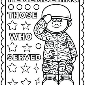 Memorial Day Coloring Pages | Honoring Our Heroes | Patriotic ...