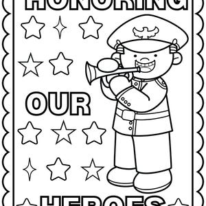 Memorial Day Coloring Pages | Honoring Our Heroes | Patriotic ...