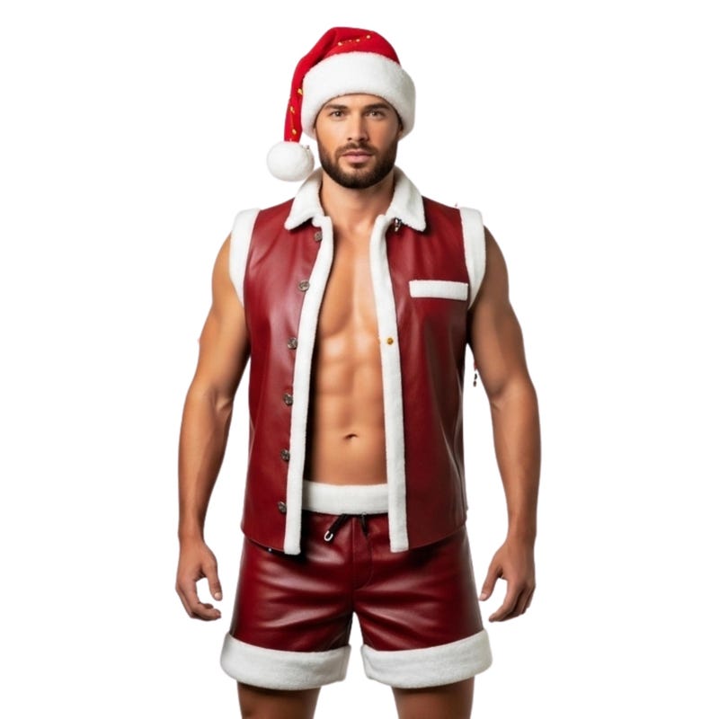 Mens Santa Claus Costume - Etsy