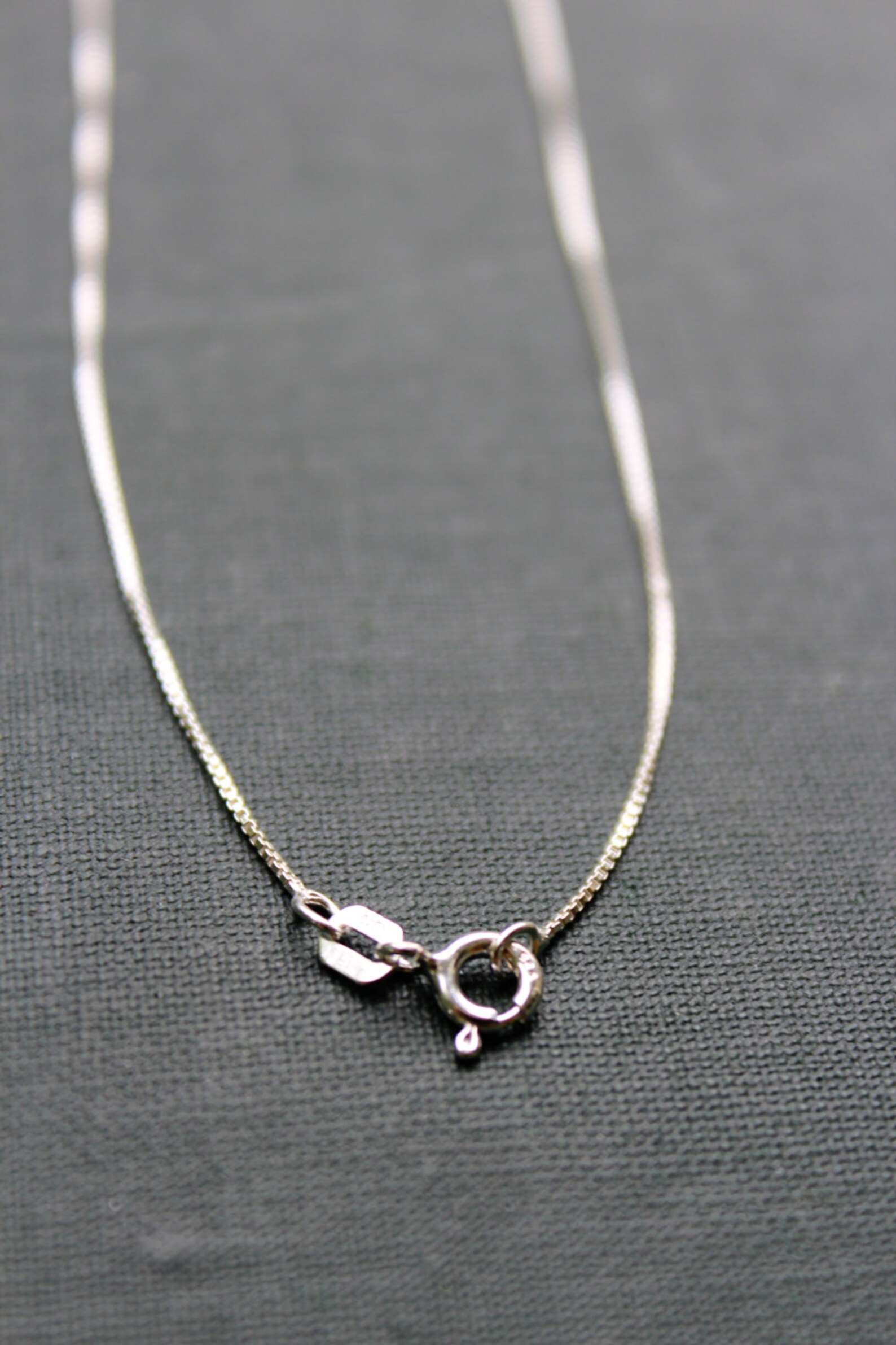 Sterling Silver Box Chain - Etsy