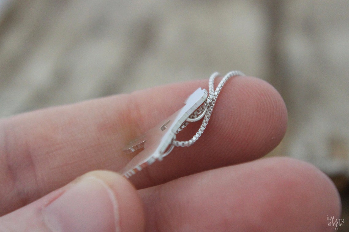 Tiny German Wirehaired Pointer, Sterling Silver Necklace, Handmade ...