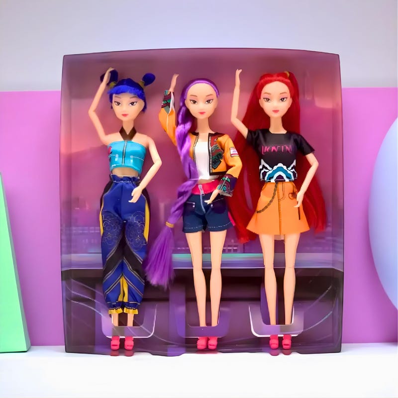 Kpop demon hunters toy a rumi and mira of zoey - Etsy España