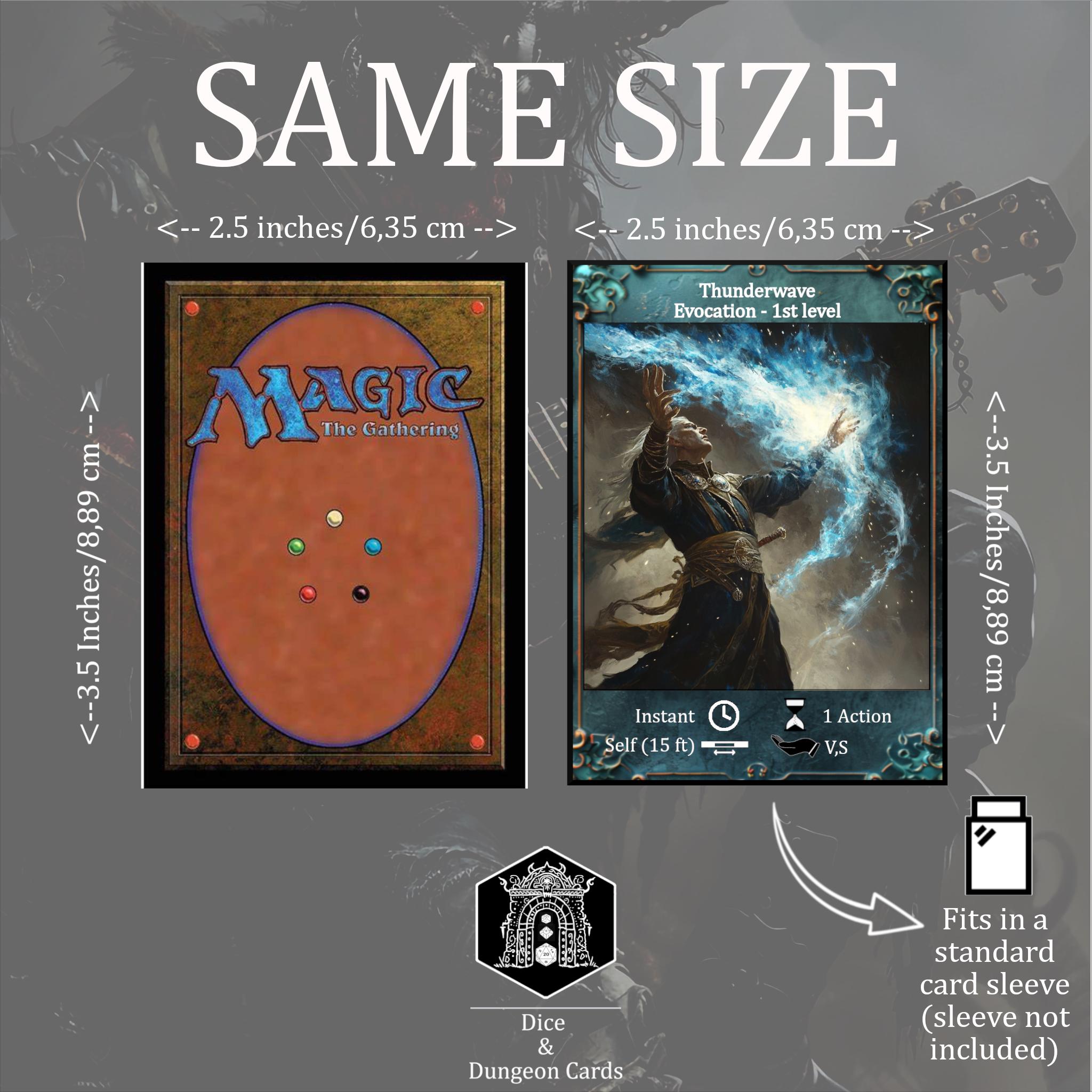 D&D Bard Spell Cards - 2nd Level Spells - Illustrated Spell Cards for ...