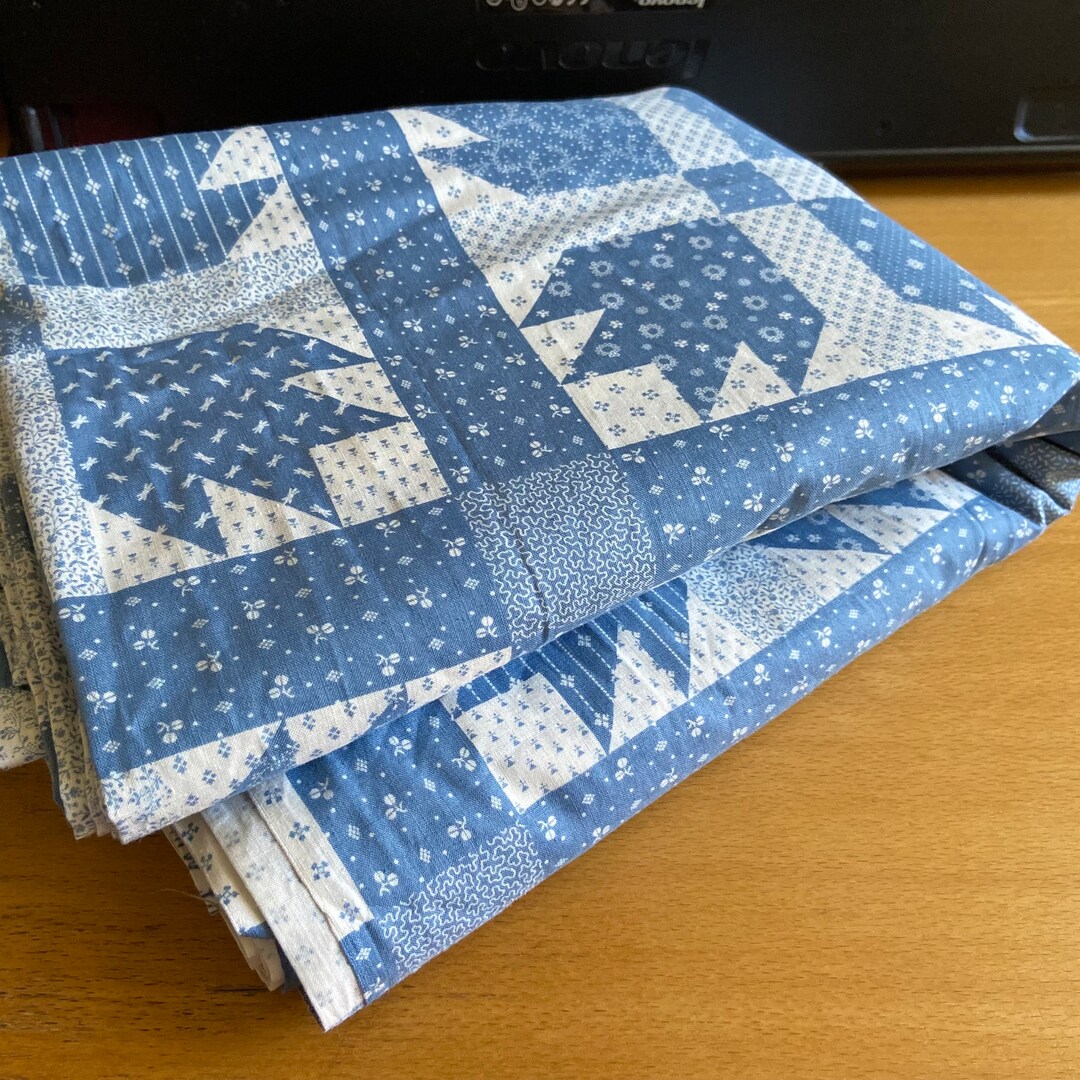 Cheater Fabric Quilting Cotton Calico Bear Paw Patchwork Quilt. Sold by ...