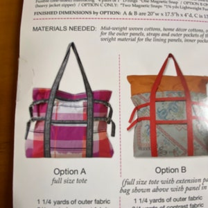 Anna Maria Horner Sewing Pattern SIDEWALK SATCHEL Smooth or Gathered ...