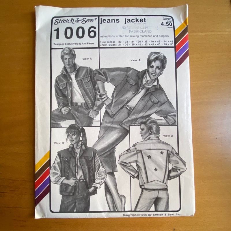 Western Jacket Pattern - Etsy