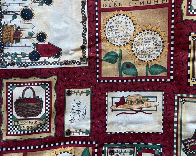 Debbie Mumm QUILT LABELS for SSI Cotton Quilting Fabric Mumms the Word ...