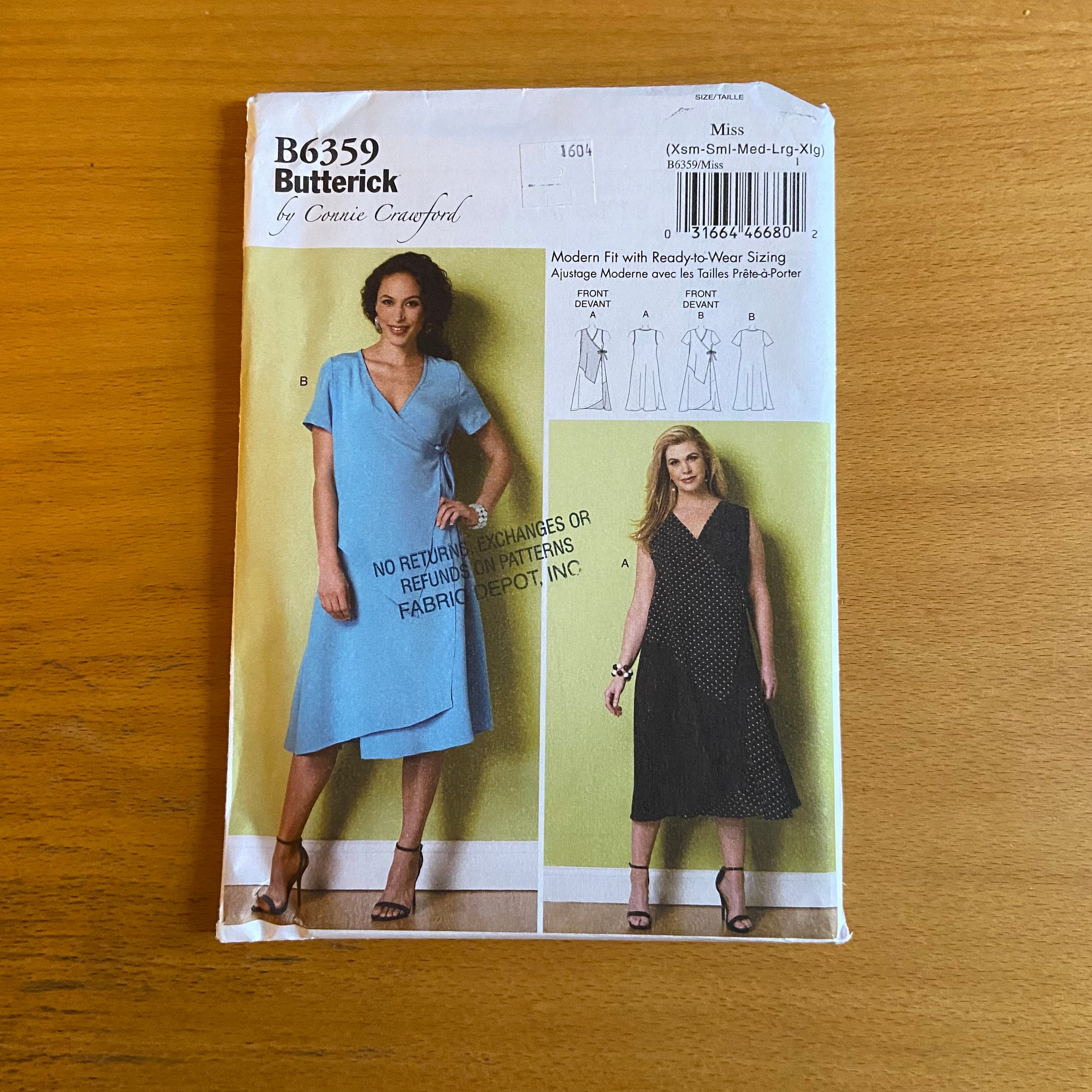 Butterick 6359 Connie Crawford Sewing Pattern Size Miss and - Etsy ...